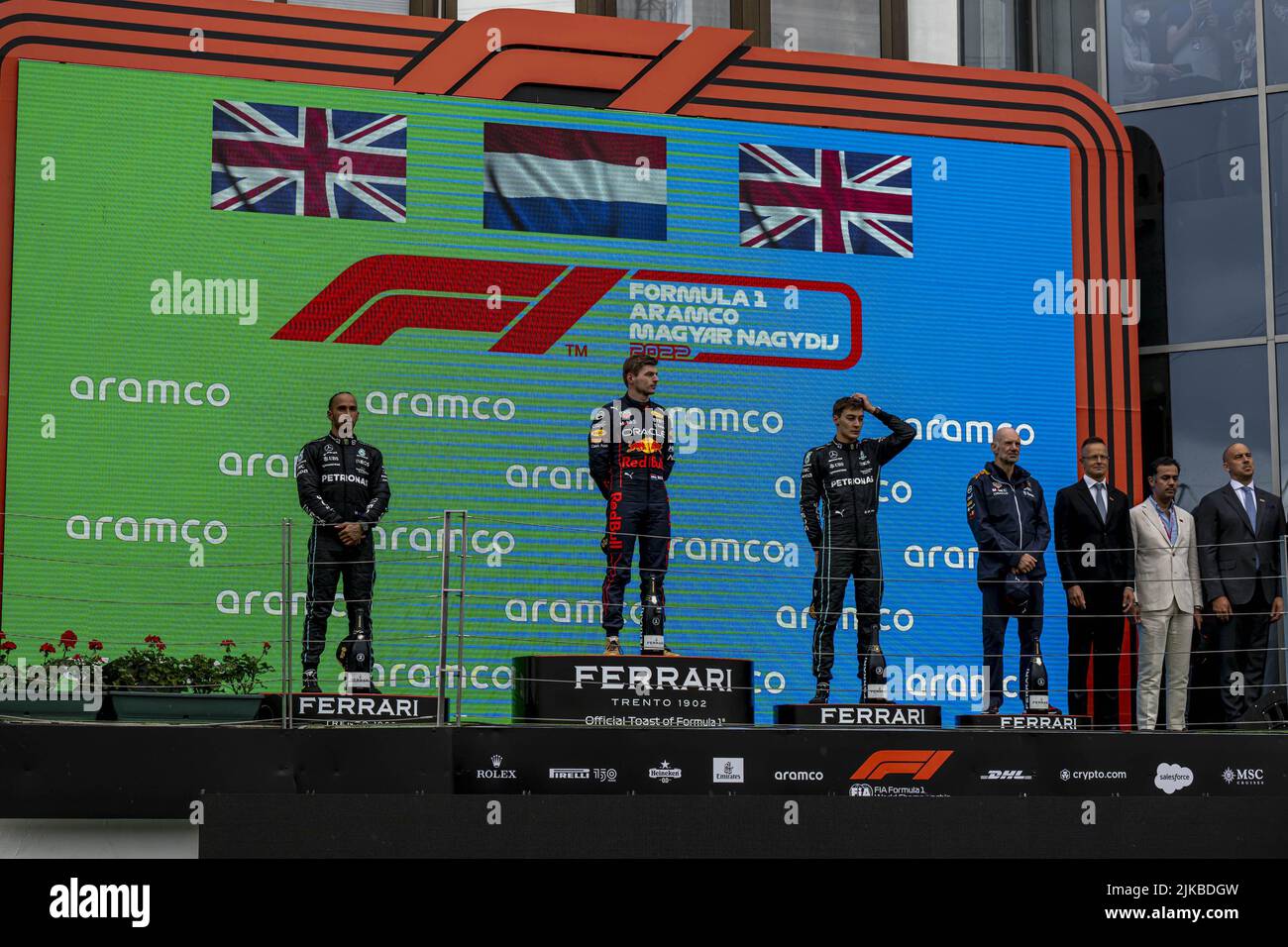 Budapest - 31-07-2022, Hungaroring, Max Verstappen wins the Formula 1 ...