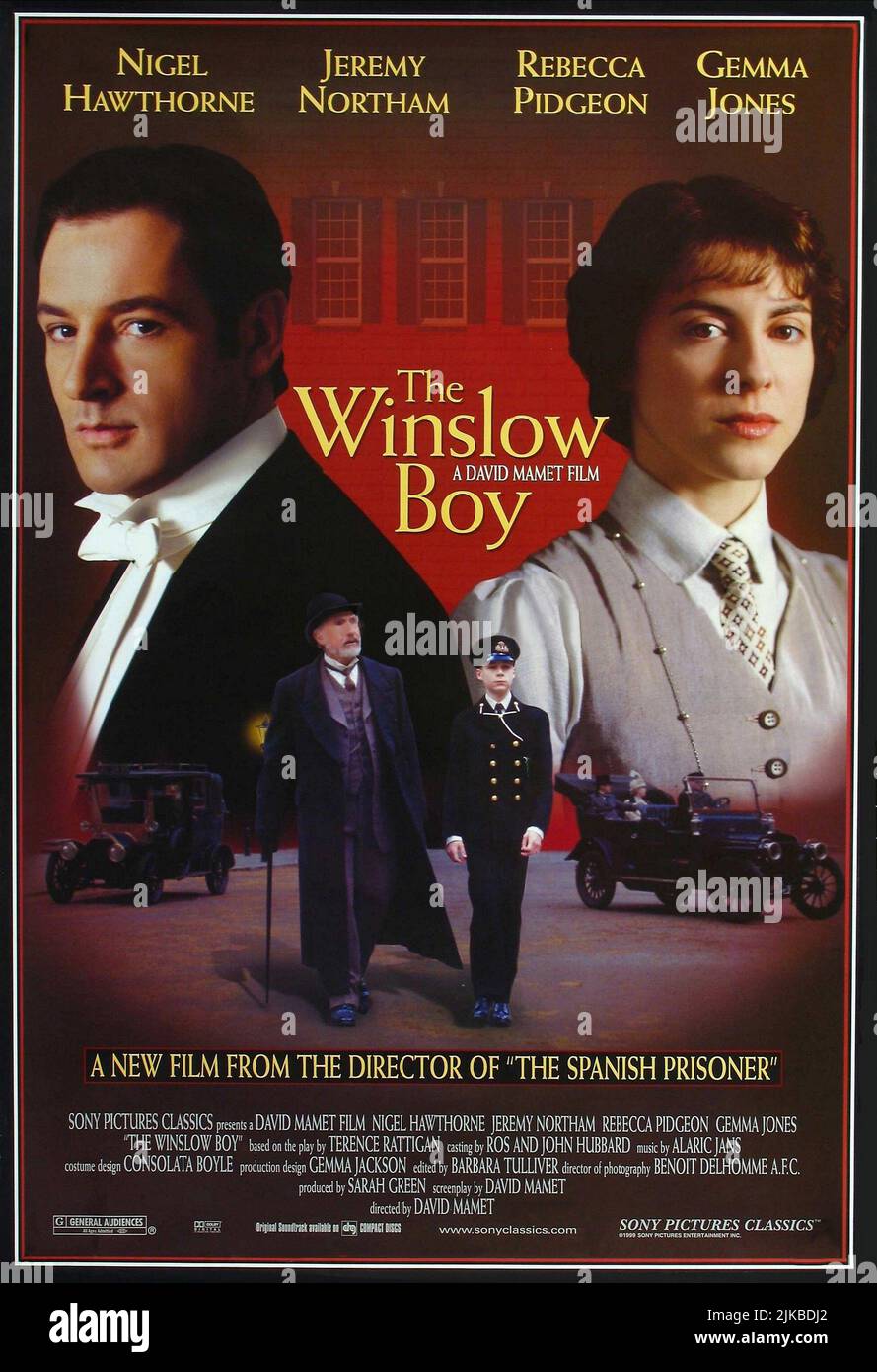 Jeremy Northam & Rebecca Pidgeon Poster Film: The Winslow Boy (UK/USA ...