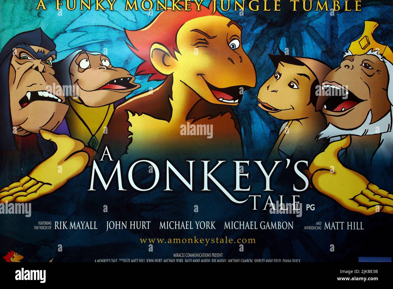 Film Poster Film: A Monkey'S Tale (1999) Director: Jean-Francois ...