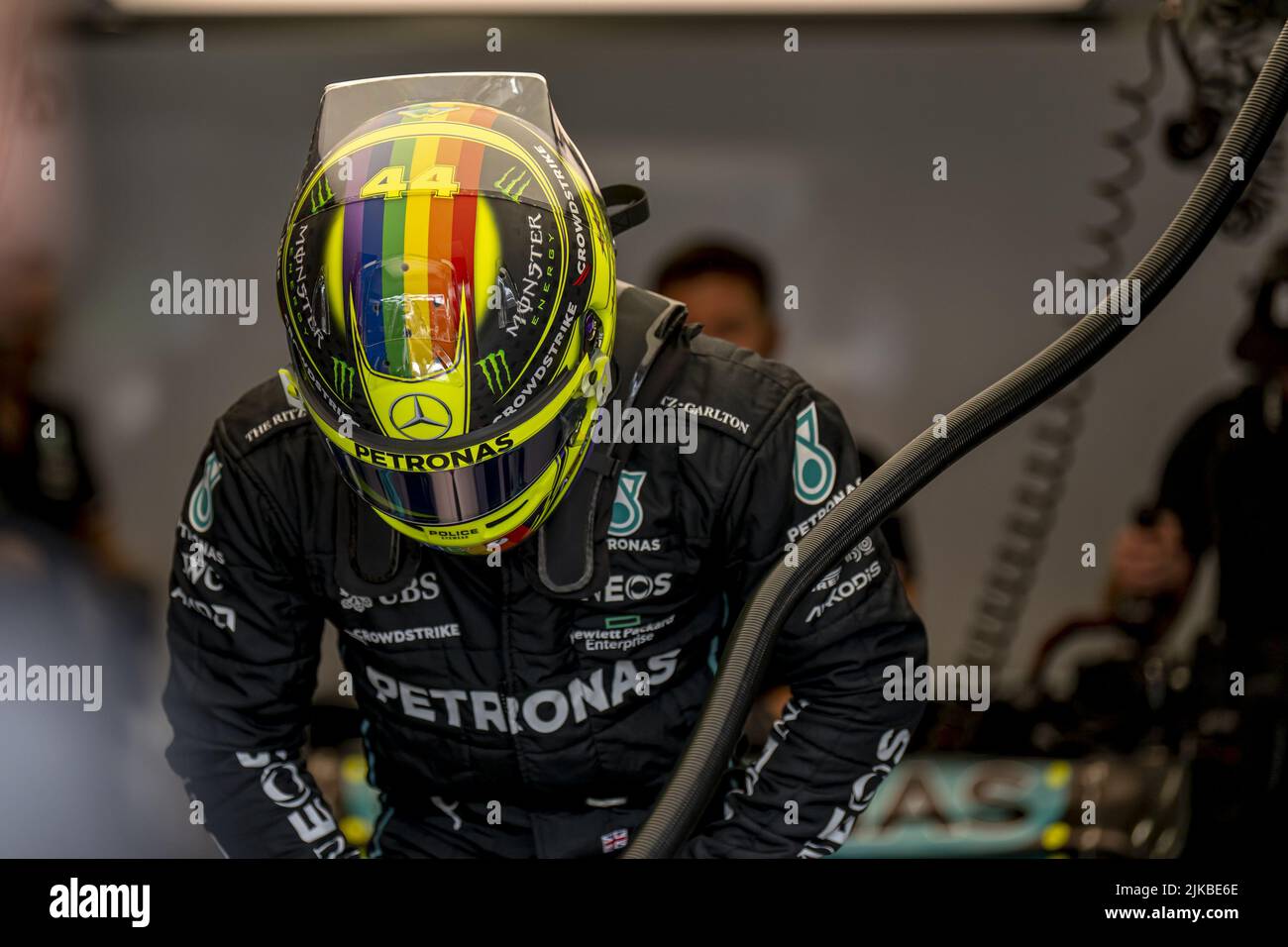Budapest - 29-07-2022, Hungaroring, Lewis Hamilton at the Formula 1 ...