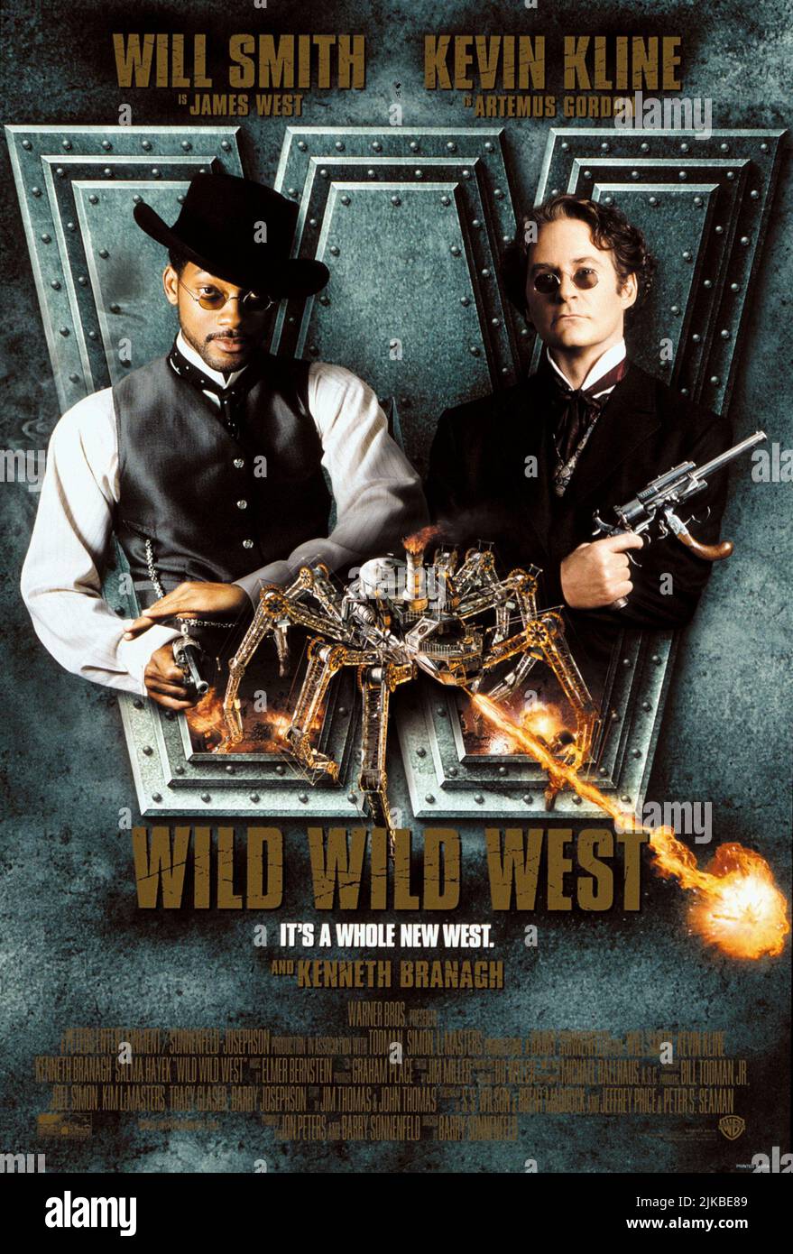 Will Smith & Kevin Kline Film Wild Wild West (1999) Characters: Capt ...