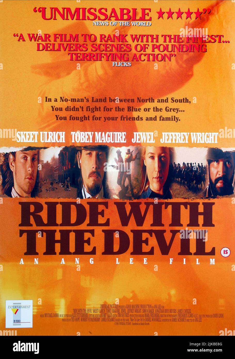 Film Poster Film: Ride With The Devil (USA 1999) Director: Ang Lee 09 ...