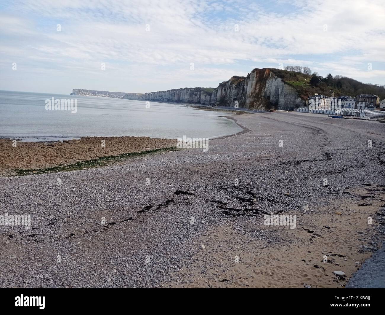 La plage d Yport, Seine Maritime, France Stock Photo - Alamy