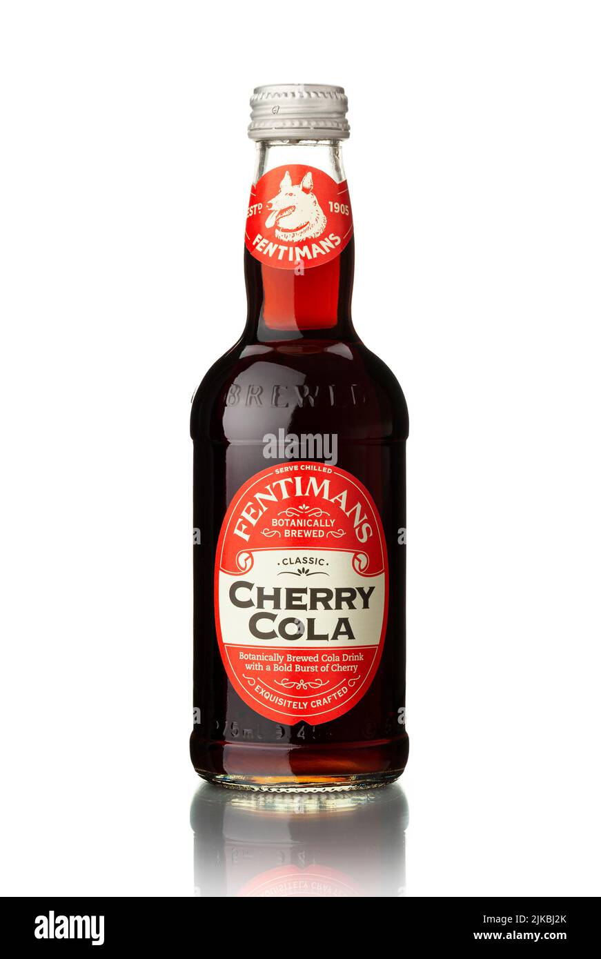 CHISINAU, MOLDOVA - July 24, 2022: Fentimans Cherry Cola is the world's ...