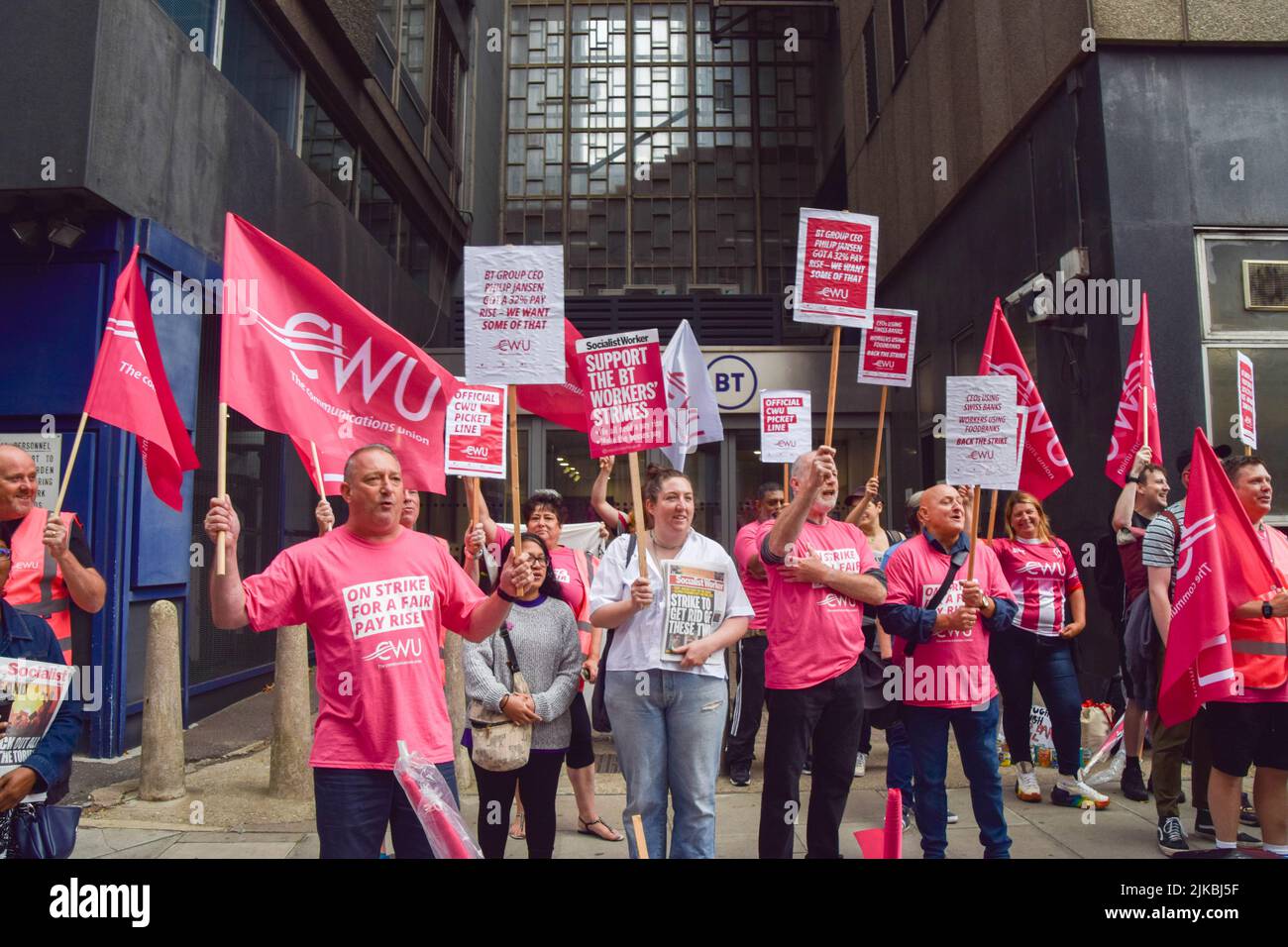 London, England, UK. 1st Aug, 2022. CWU (Communication Workers Union ...