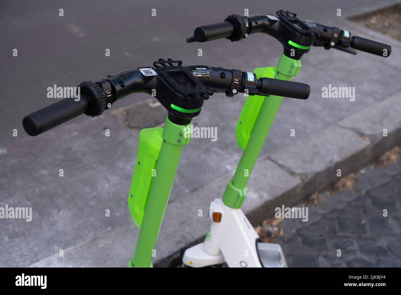 Parked mobility scooters hi-res stock photography and images - Alamy