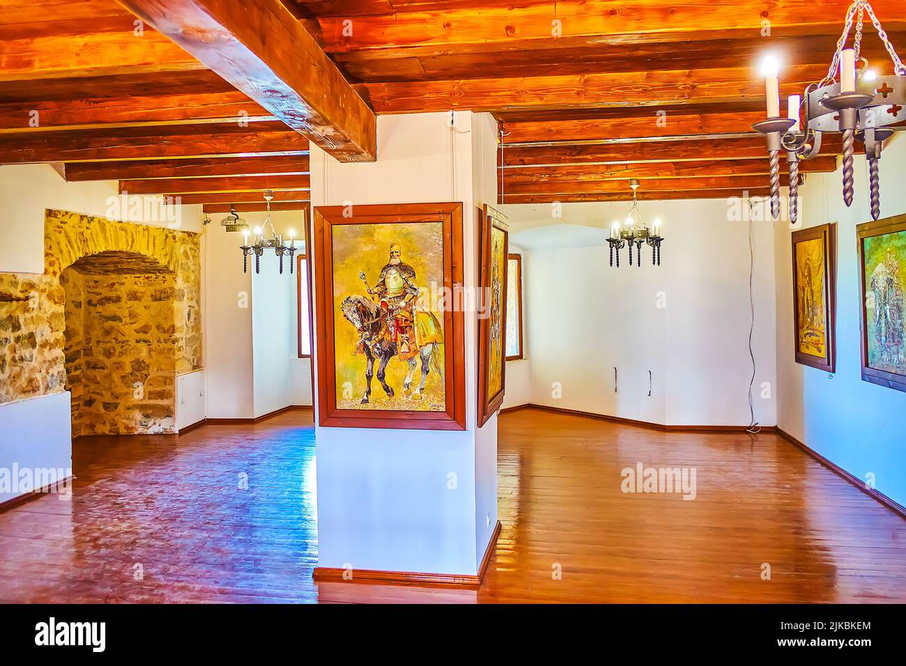 Medieval castle barracks interior hi-res stock photography and images ...