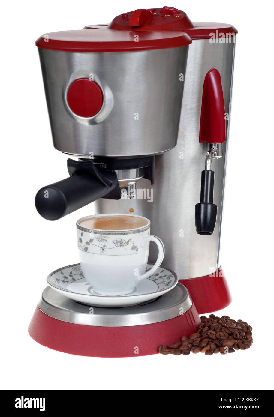 coffee maker on a white background Stock Photo - Alamy