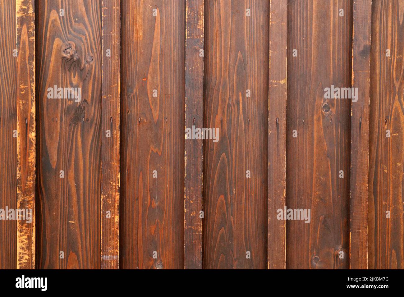 The wooden wall of house showing the texture of wood Stock Photo - Alamy