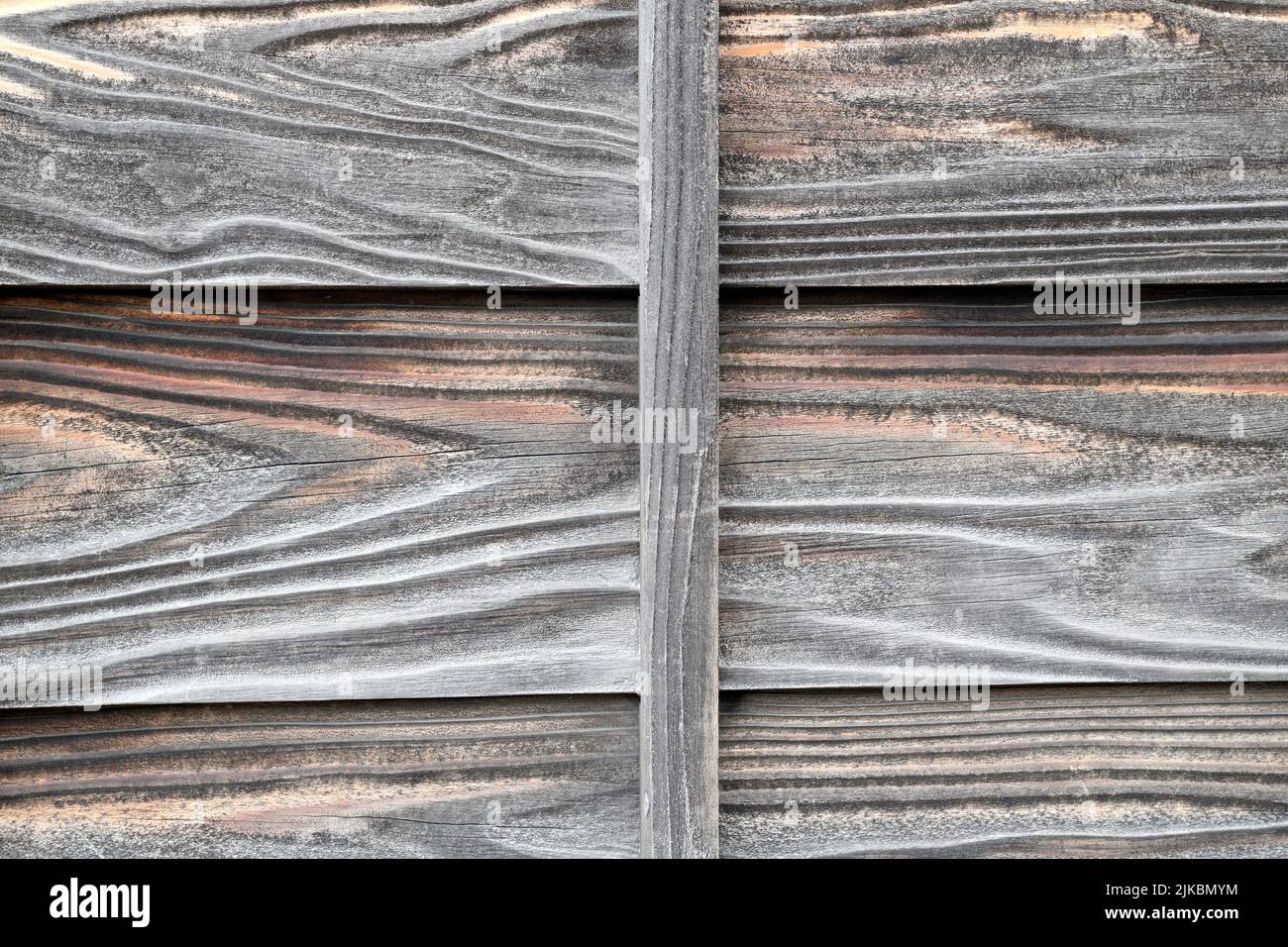 The wooden wall of house showing the texture of wood Stock Photo - Alamy