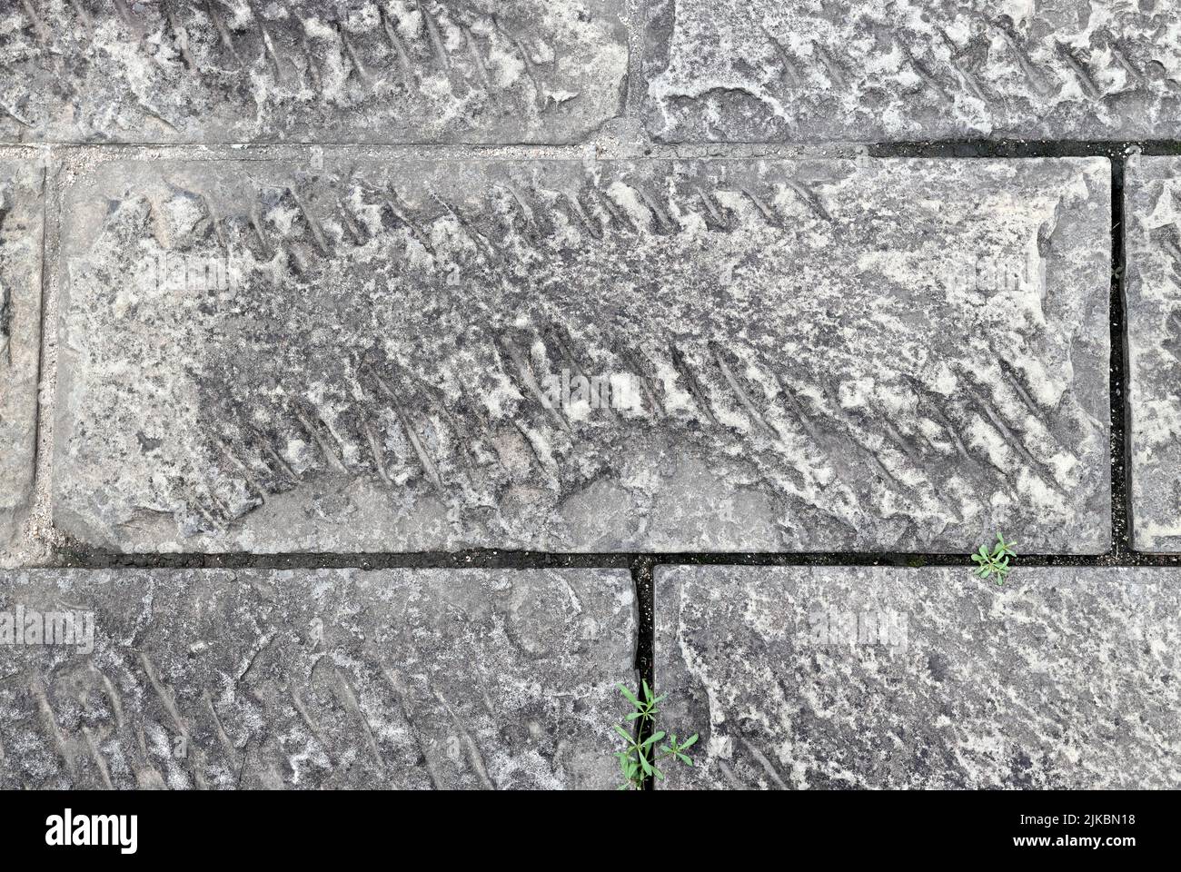 The old stone brick background showing the ruined from aged Stock Photo ...