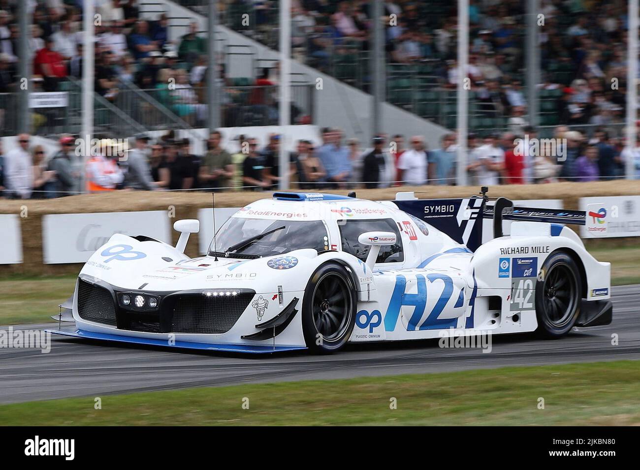 MissionH24 hydrogen-powered racing car at the Festival of Speed 2022 at ...