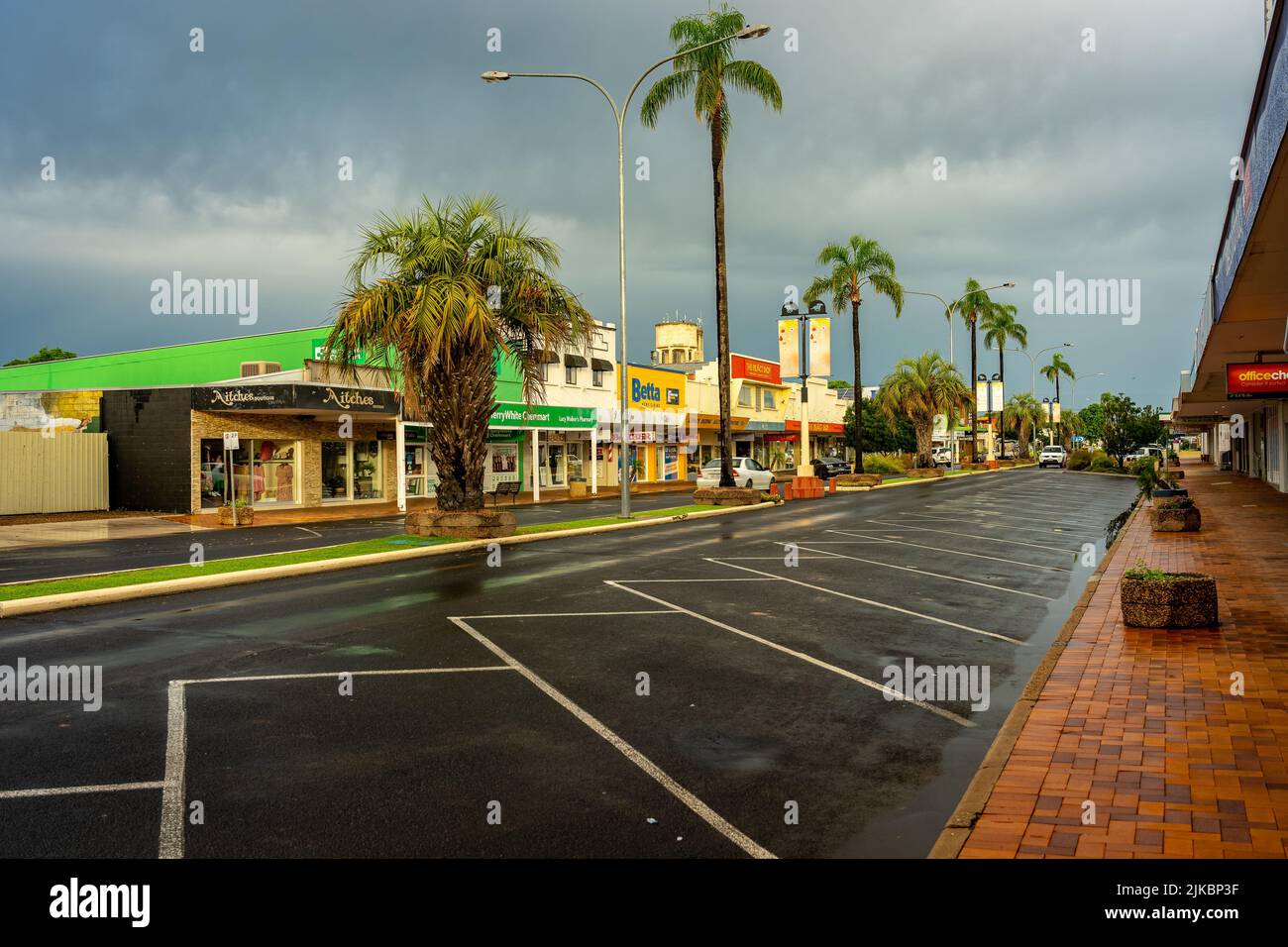 Goondiwindi, Queensland, Australia - Main shopping street after the ...
