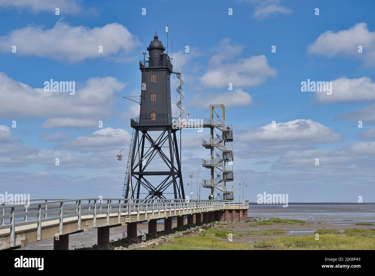 Nordsee, North Sea, Meer, Wasser, Dorum, Neufeld, Lighthouse ...