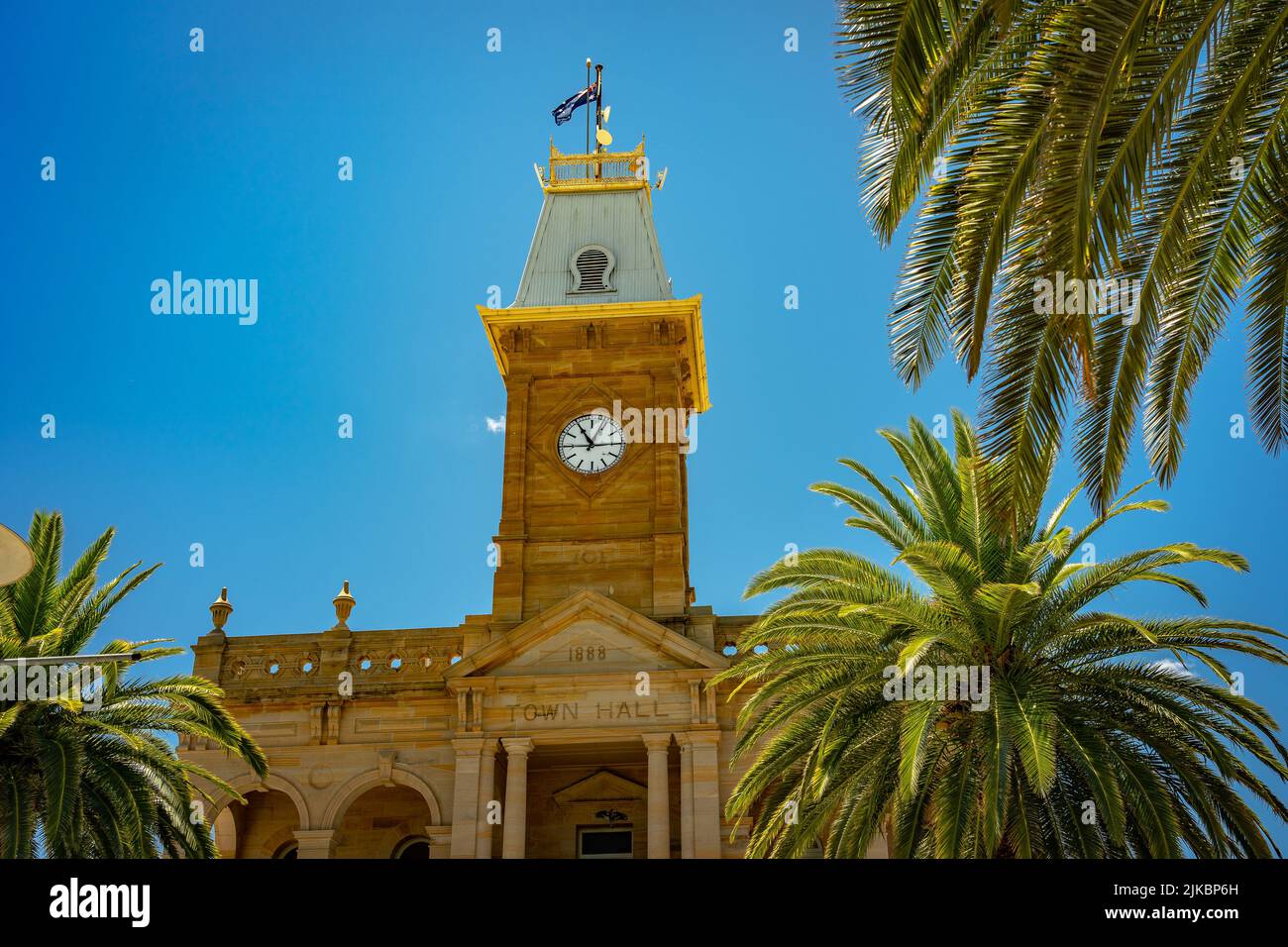 Warwick, Queensland, Australia - Town hall building built in 1888 Stock ...