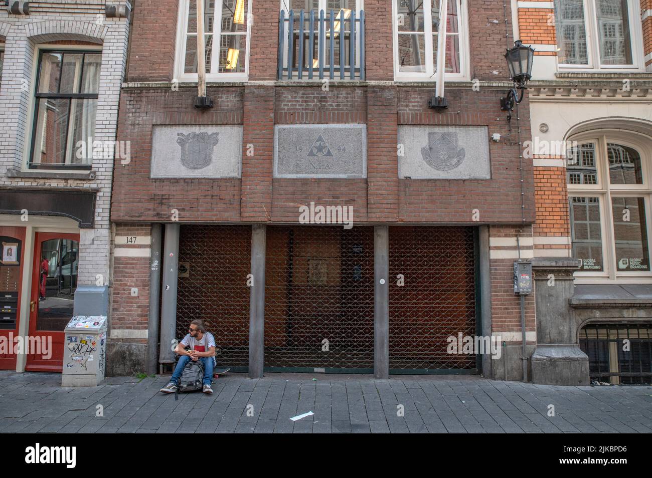 ASC And AVSV Student Association Building At Amsterdam The Netherlands ...