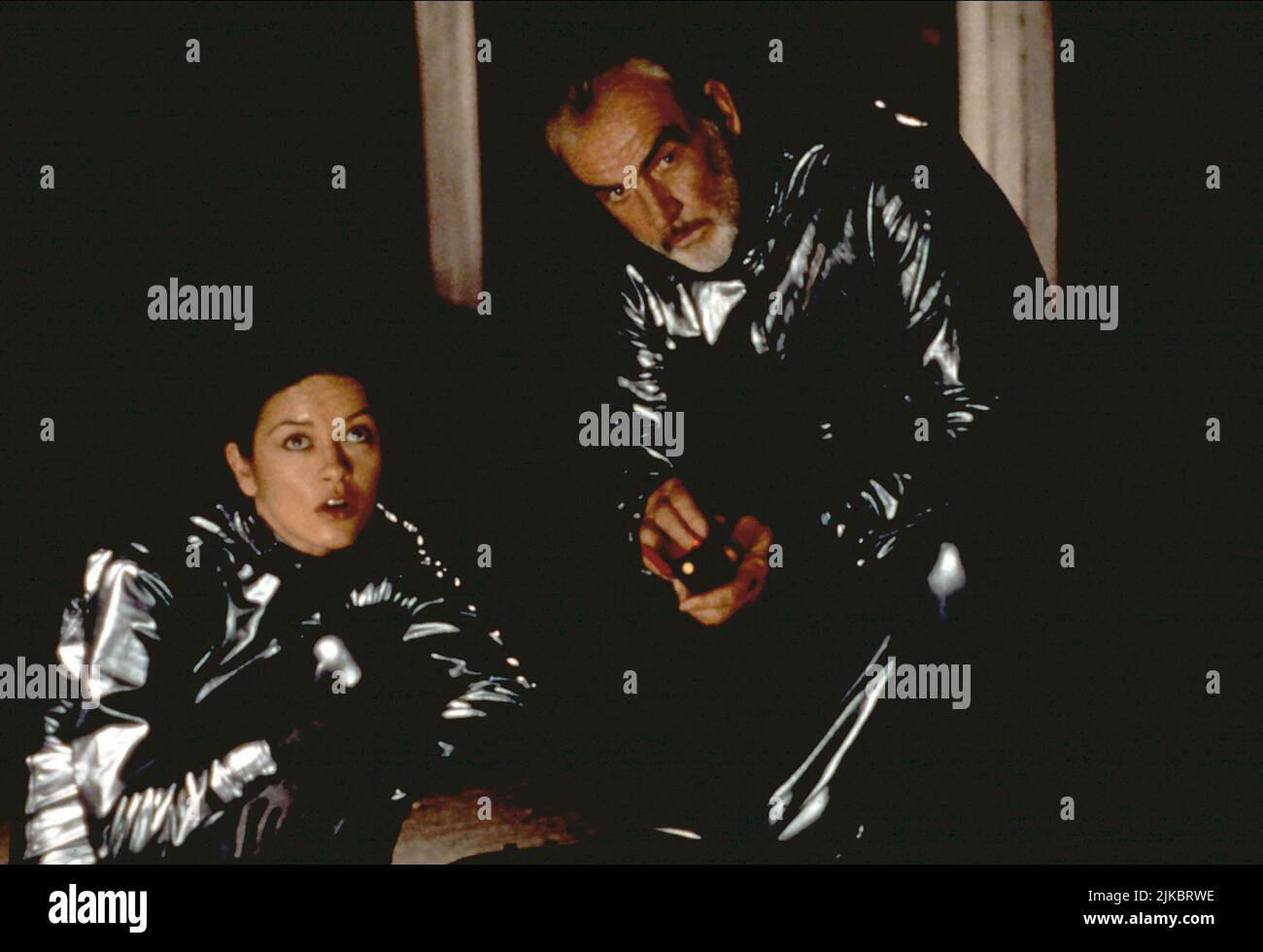 Catherine Zeta Jones & Sean Connery Film Entrapment (1999) Characters: Virginia Baker, Robert ...