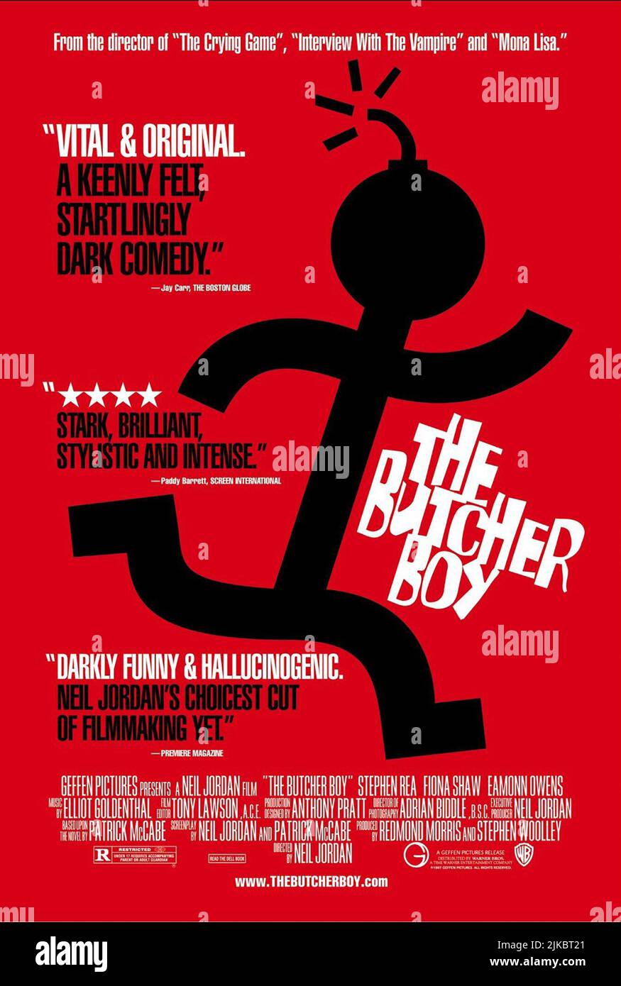 Movie Poster Film The Butcher Boy (USA/IRL 1997) / Literaturver Filmung ...
