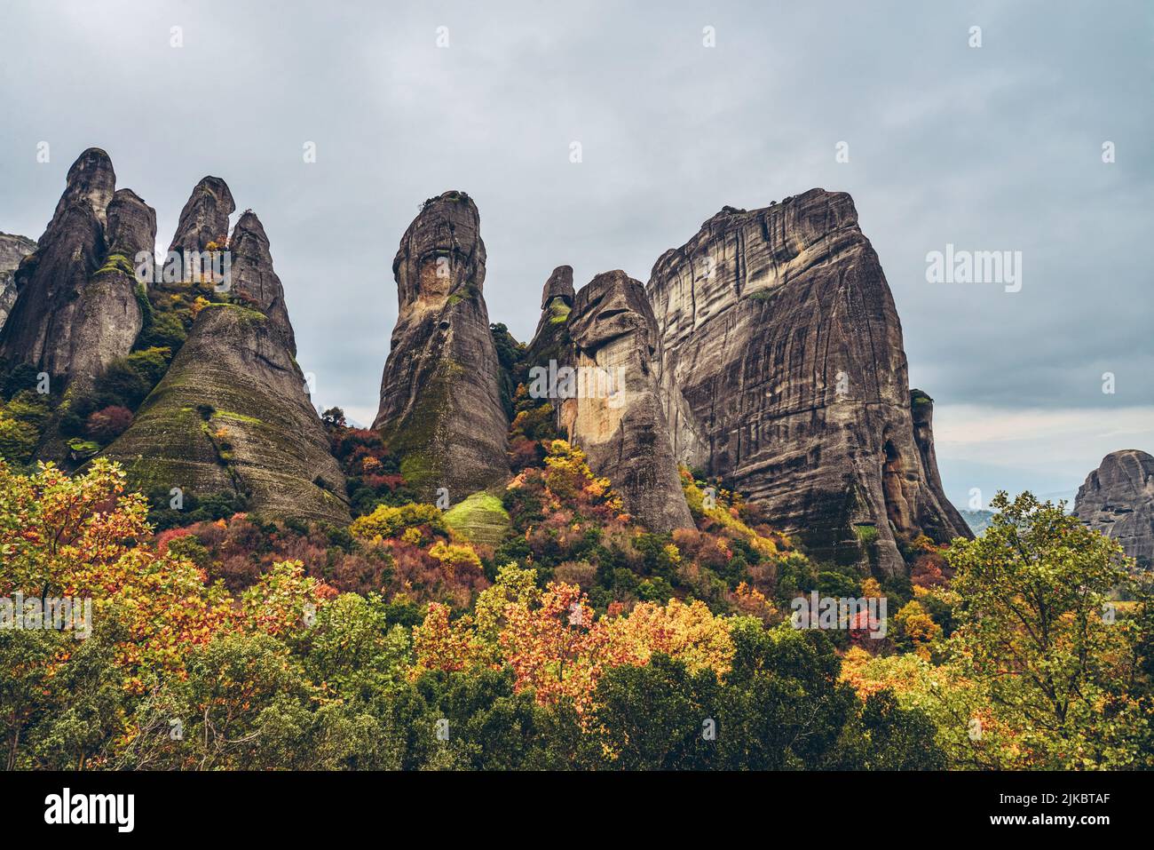 The Meteora monasteries, Greece Kalambaka. UNESCO World Heritage site ...