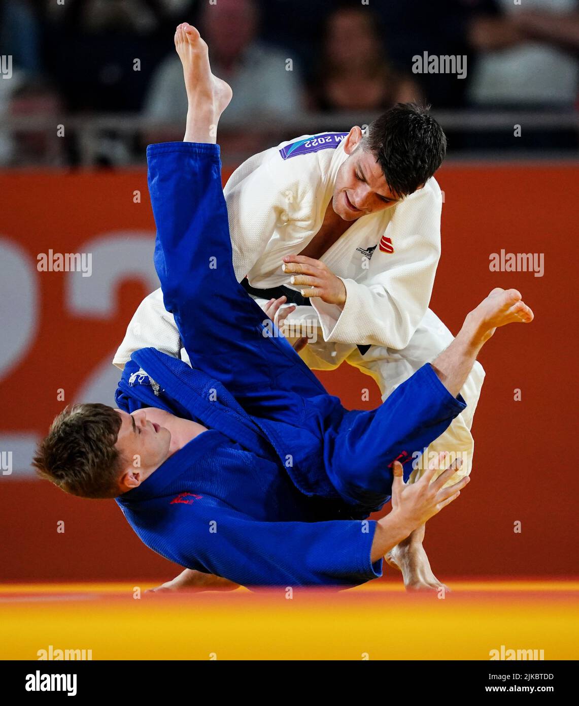 Wales' Callum Bennett is beaten by Australia's Joshua Katz in the Mens ...