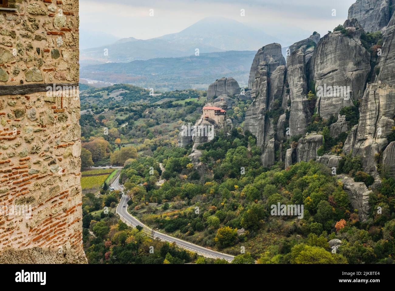 The Meteora monasteries, Greece Kalambaka. UNESCO World Heritage site ...