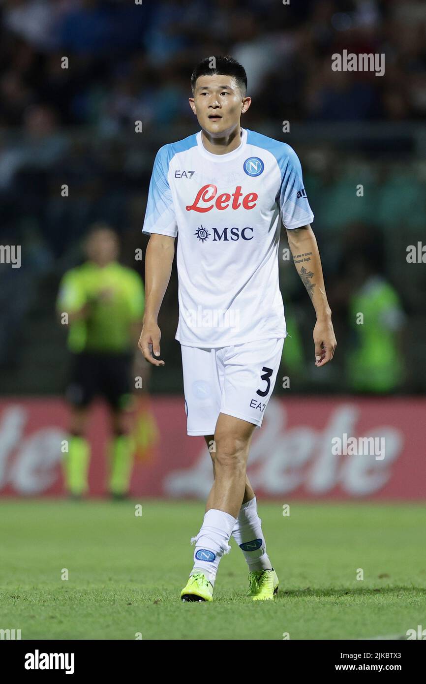 Min Jae Kim of SSC Napoli during a pre-season football friendly match ...