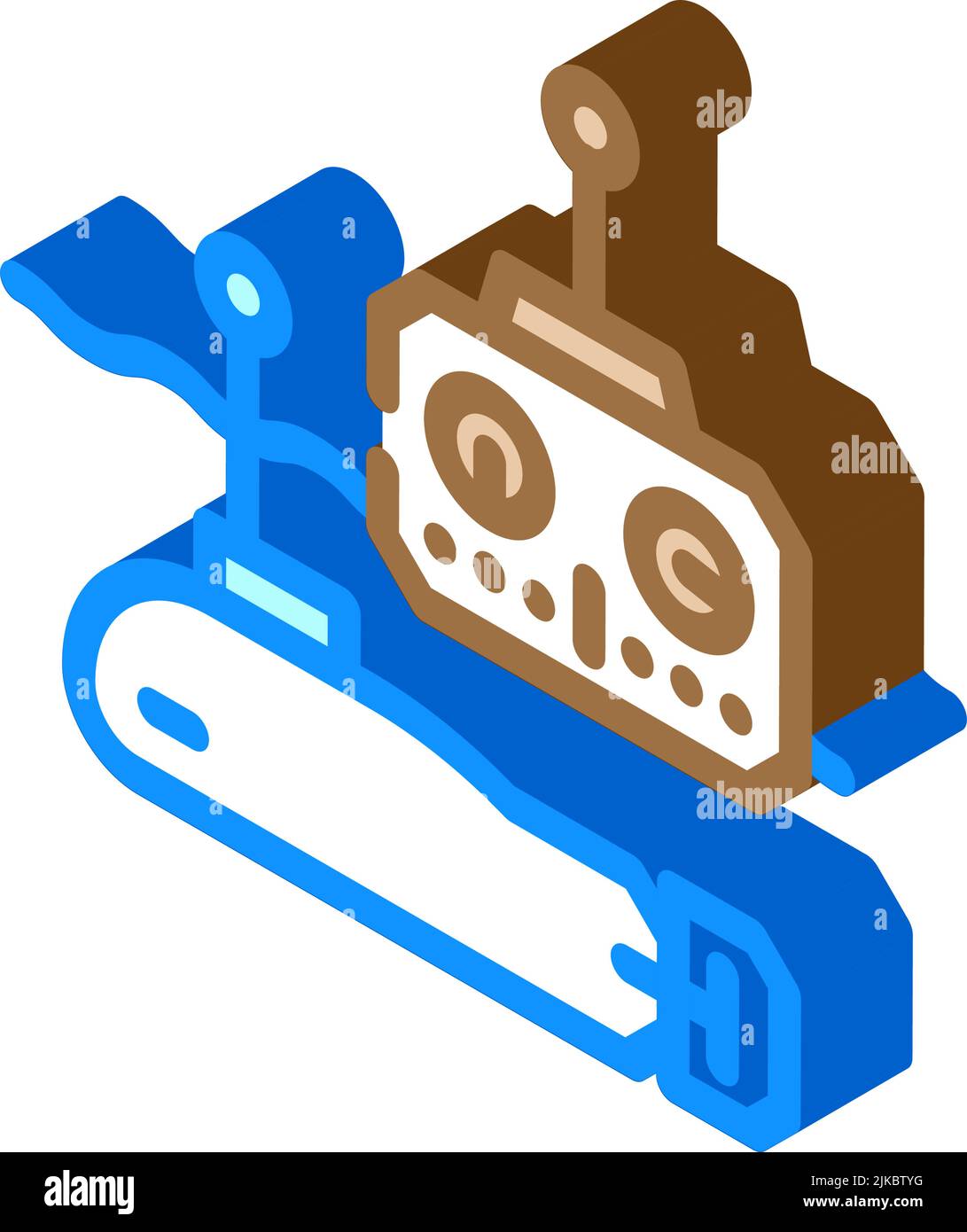 assembly of military models isometric icon vector illustration Stock ...