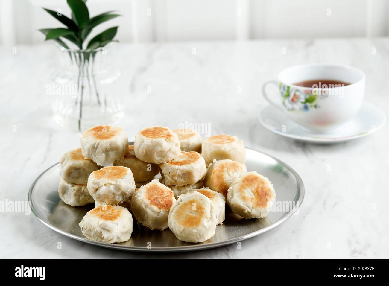 Bakpia Pathok, Typical Food from Yogyakarta. Made Mung Bean and Sugar ...