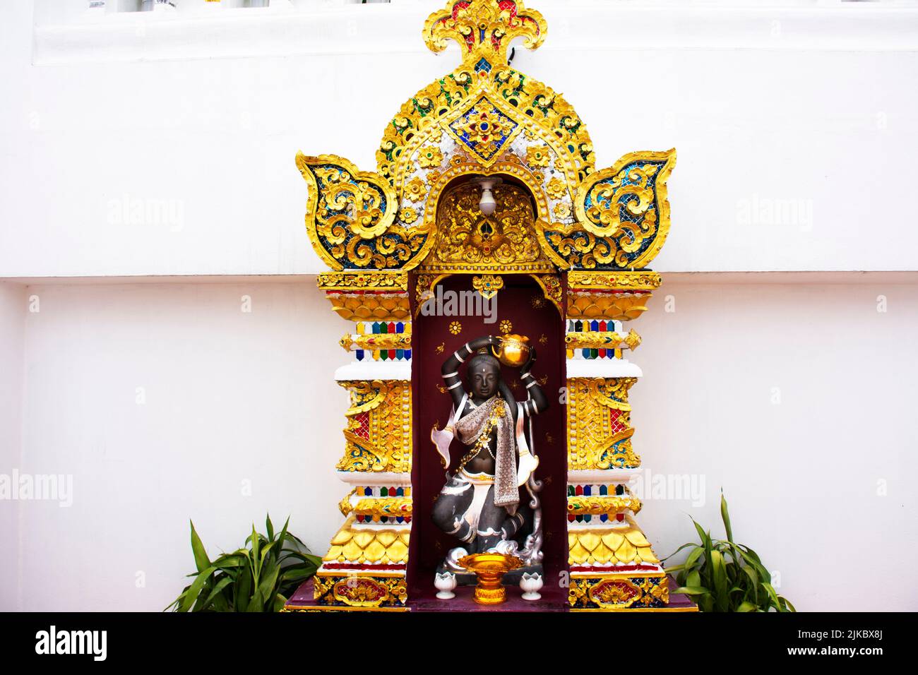 Phra Mae Thorani deity or Vasundhara or Dharani angel goddess ancient ...
