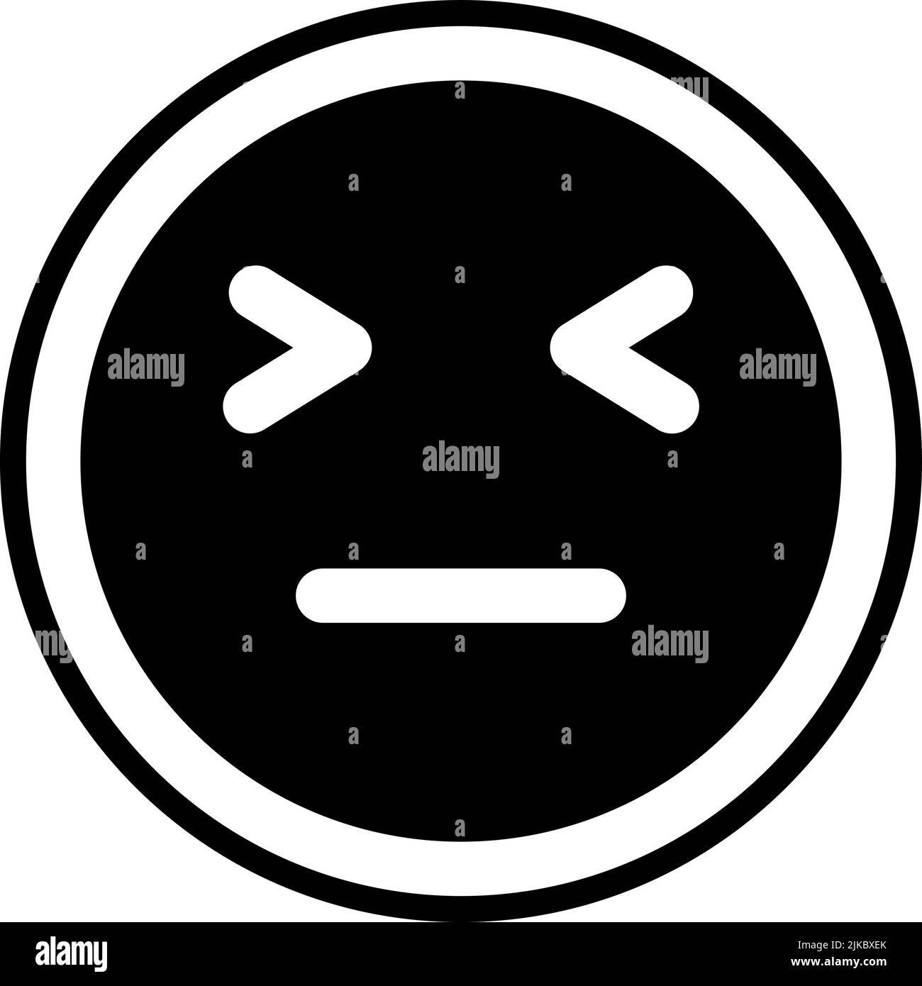 bored icon black vector illustration Stock Vector Image & Art - Alamy