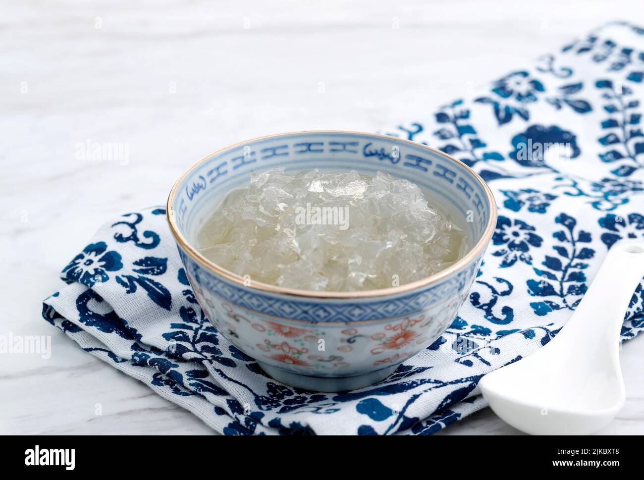 Bird Nest Soup, Asian Cuisine for Healthy Body, Rich of Collagen. On ...