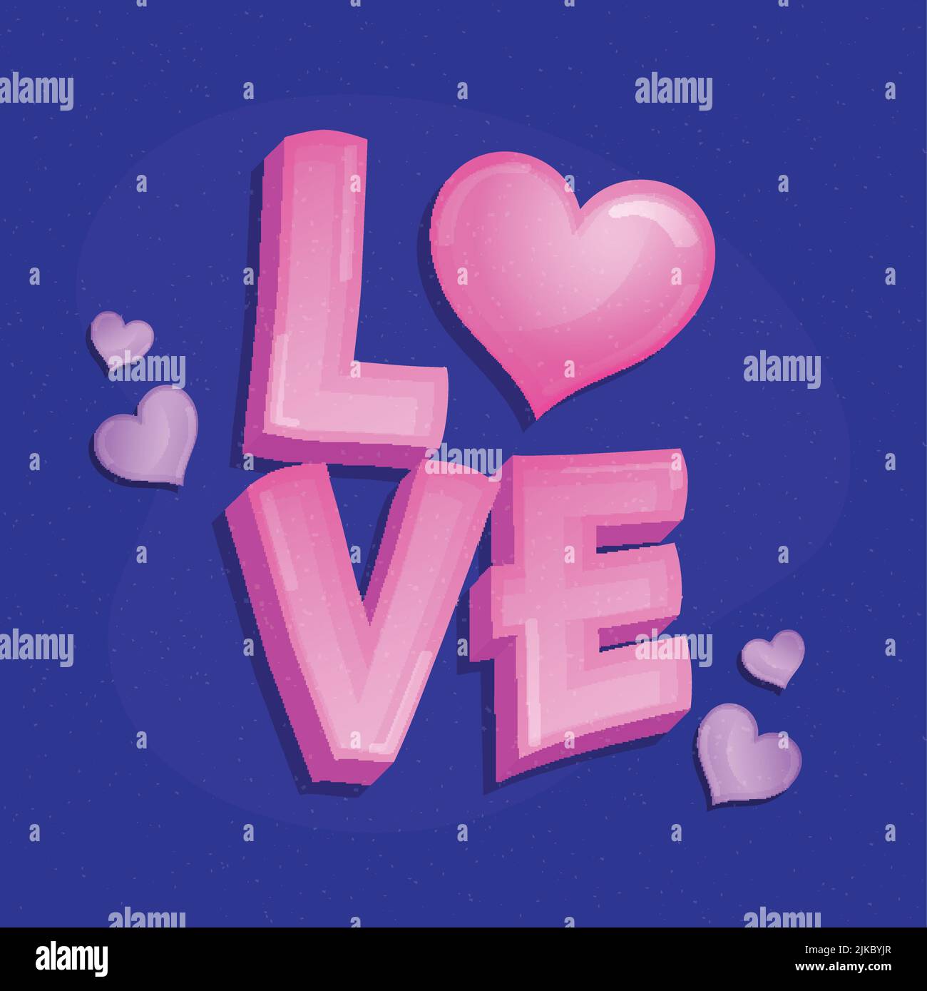 Corazones 3d Stock Vector Images - Alamy