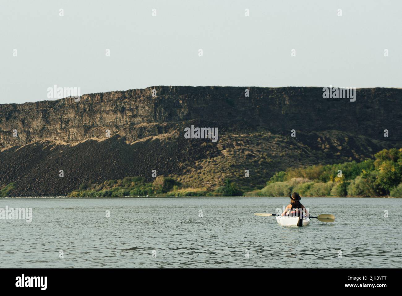 The Kayaking on the Snake river Stock Photo - Alamy
