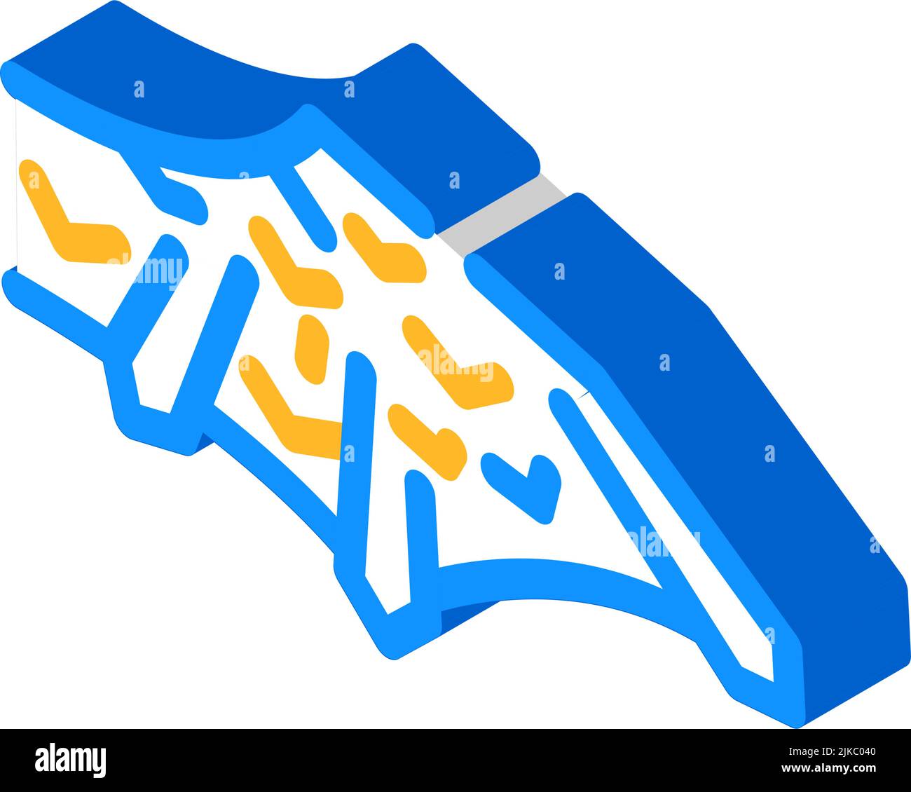 iron stone wing isometric icon vector illustration Stock Vector Image ...