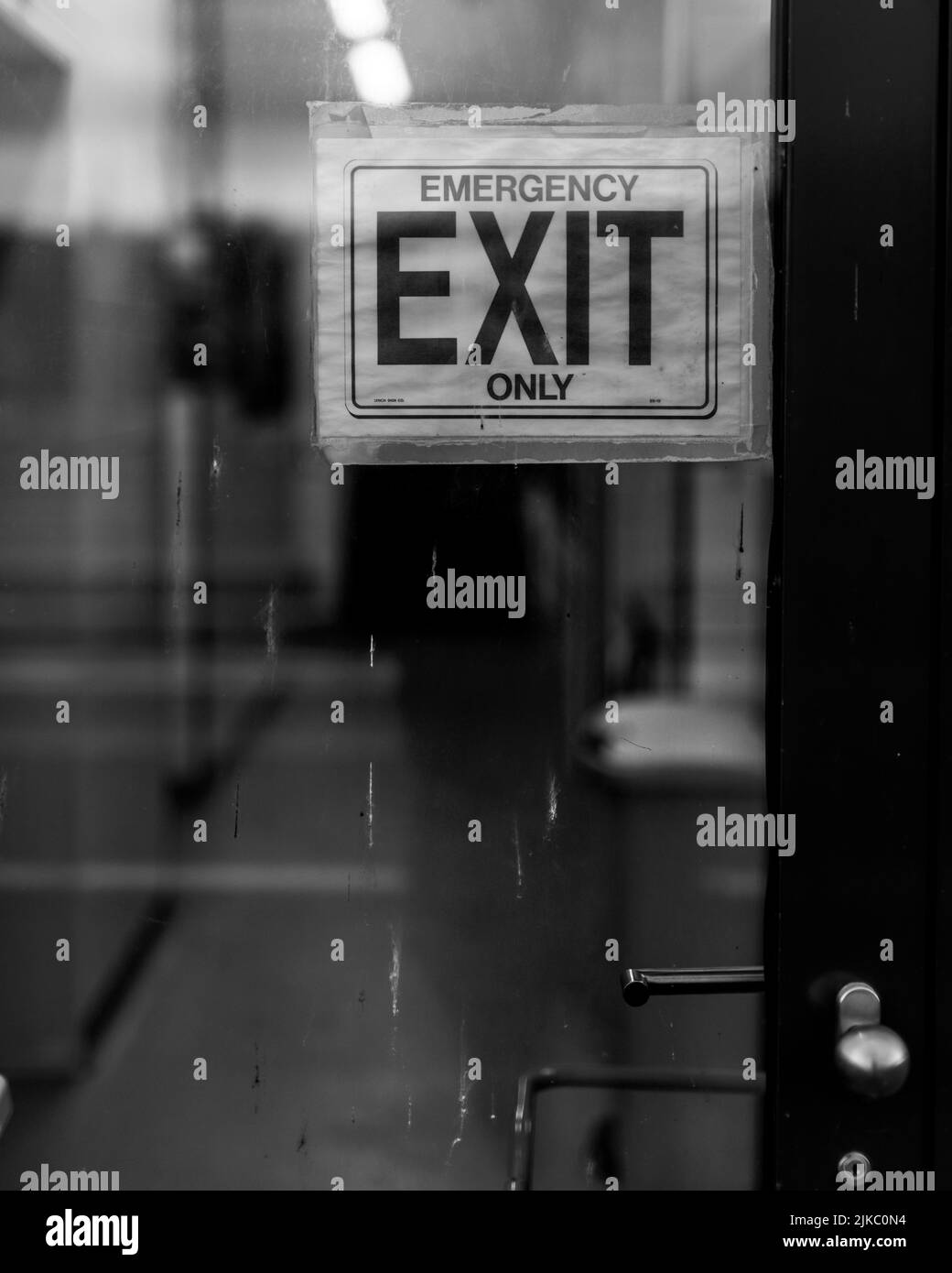 Exit Only Sign