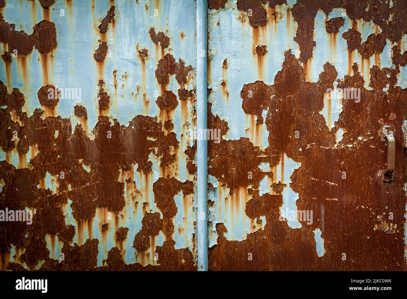 Blue painted metal with rust texture.rusty metal texture with old paint ...