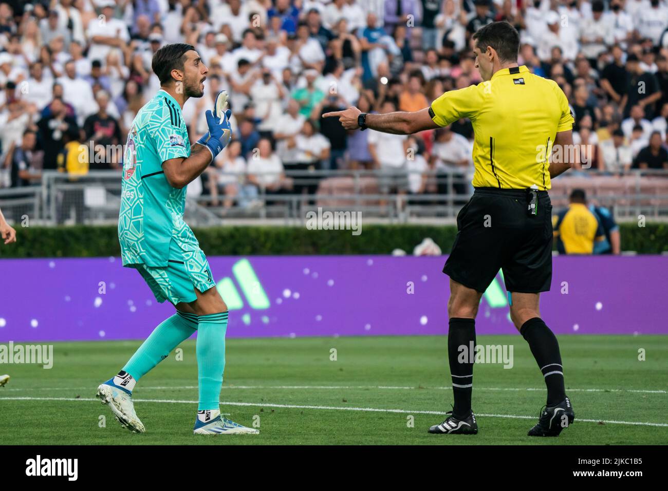 during a Soccer Champions Tour match, Saturday, July 30, 2022, at the ...