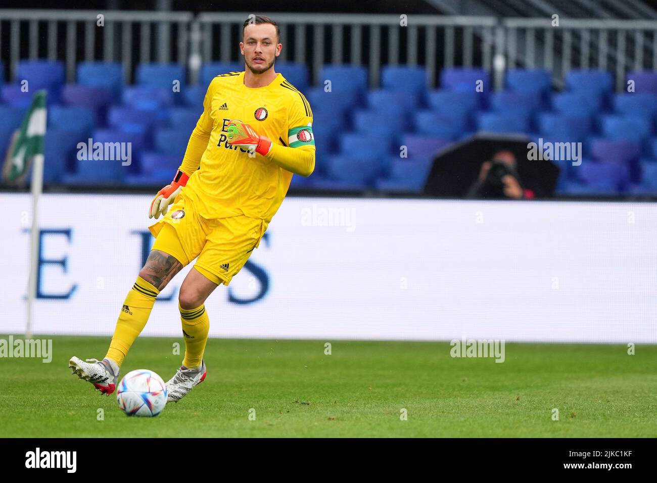 Rotterdam - Feyenoord keeper Justin Bijlow during the match between ...