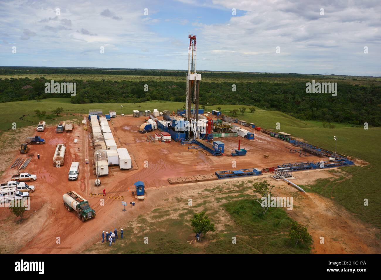 A high angle shot of constructing Stock Photo - Alamy