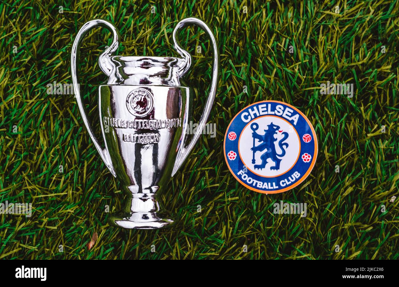 Chelsea fc logo stamford bridge hi-res stock photography and images - Alamy