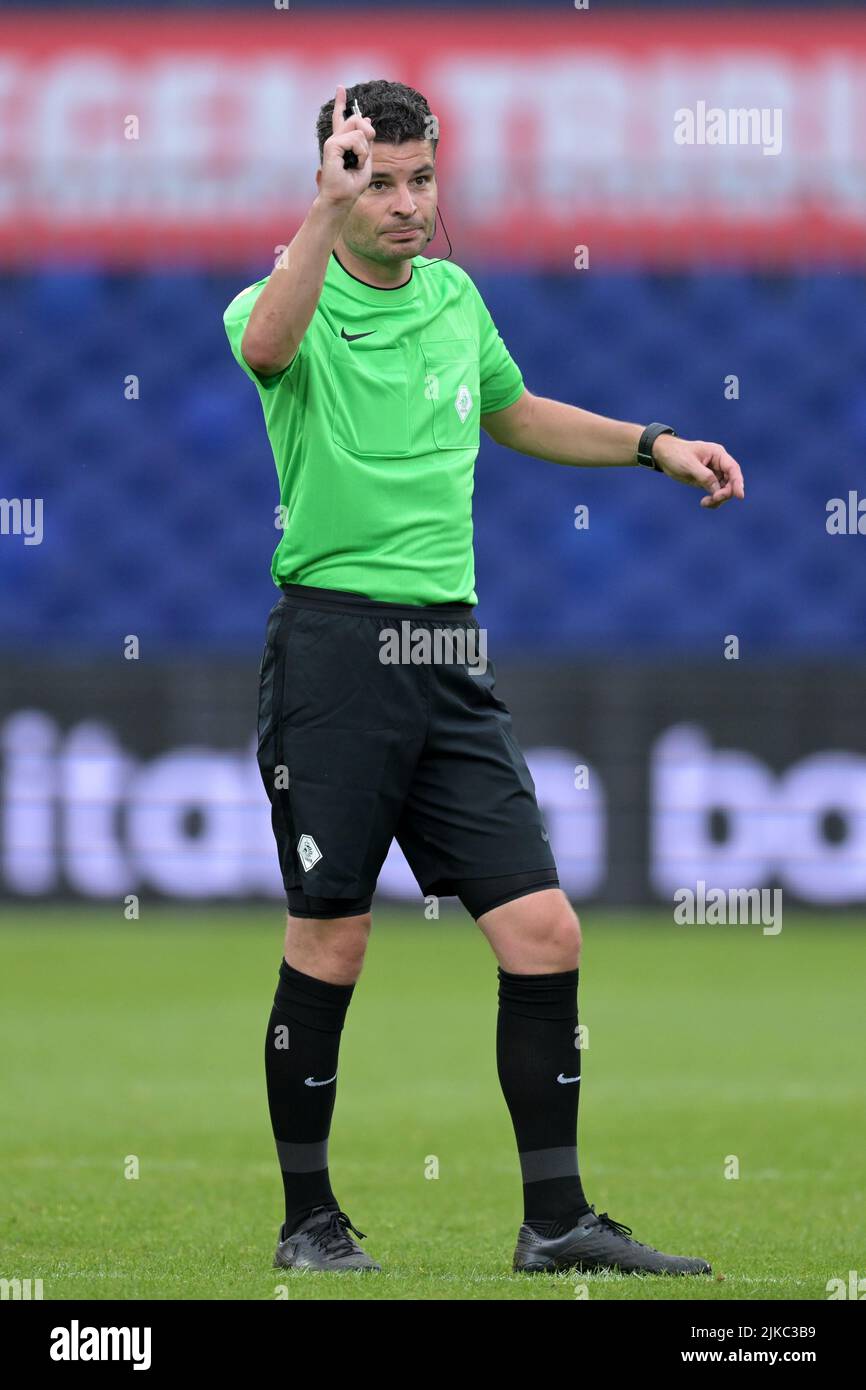 ROTTERDAM - Referee Erwin Blank during the friendly match between ...