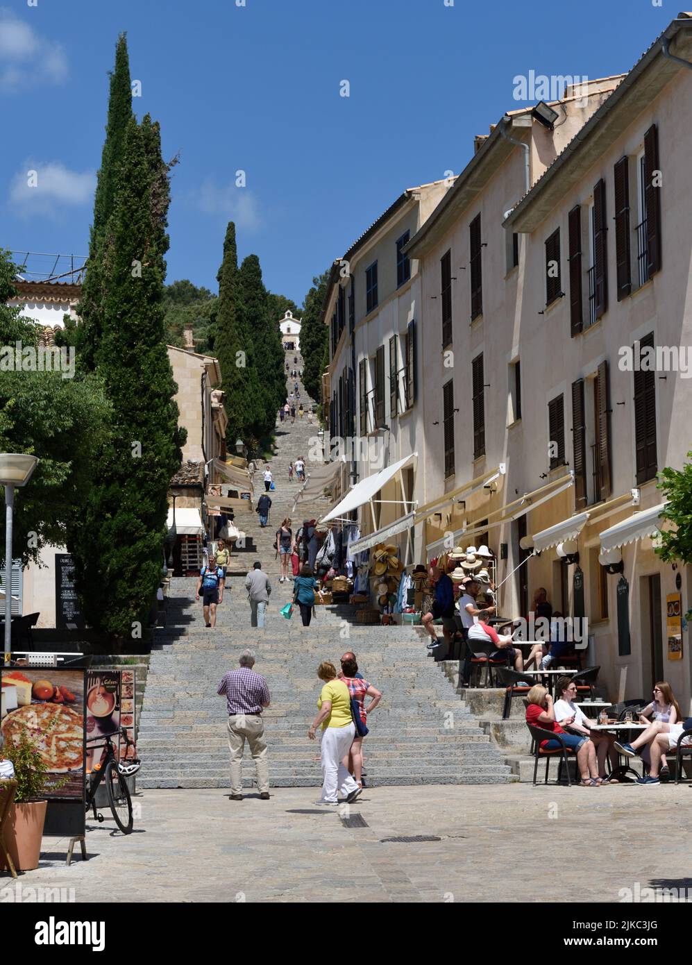 Pollensa Market Day Mallorca Spain Stock Photo - Alamy