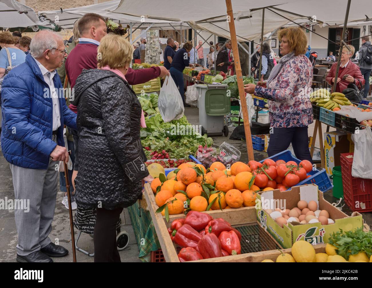 Pollensa Market Day Mallorca Spain Stock Photo - Alamy