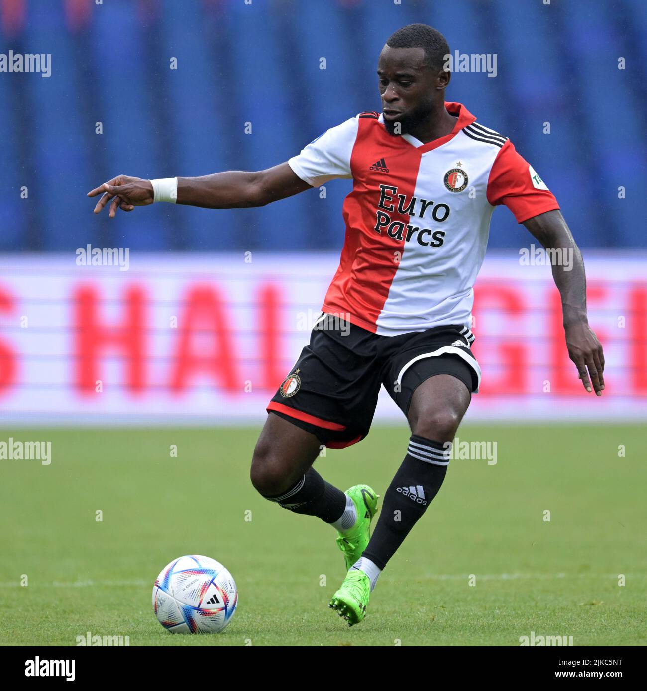 ROTTERDAM - Lutsharel Geertruida of Feyenoord during the friendly match ...