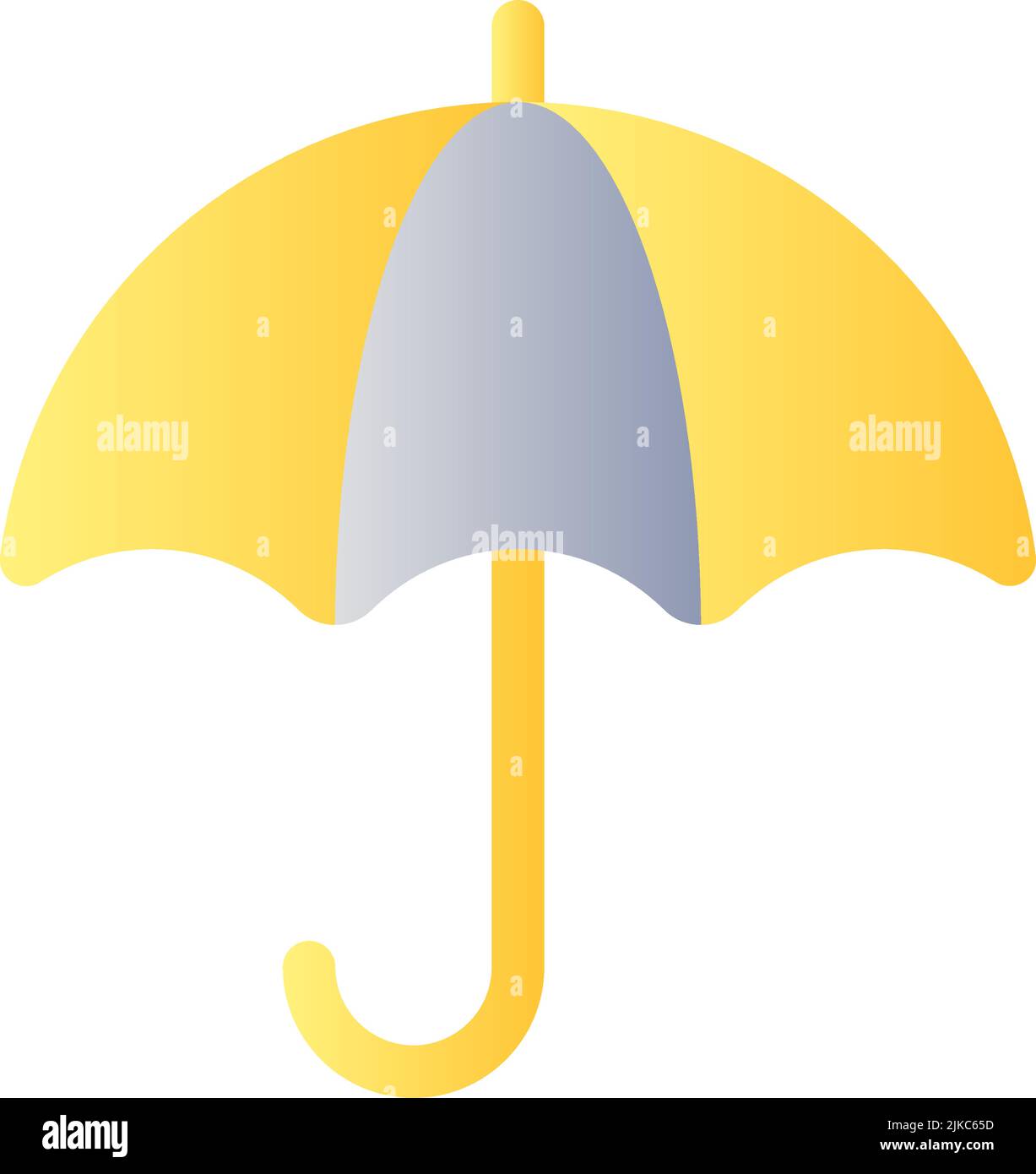 Umbrella flat gradient color ui icon Stock Vector Image & Art - Alamy