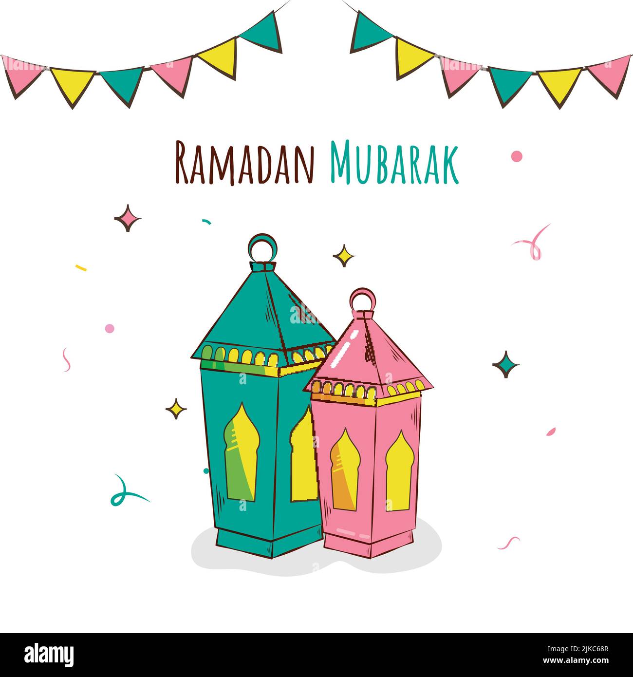 Prayer bunting Stock Vector Images - Alamy