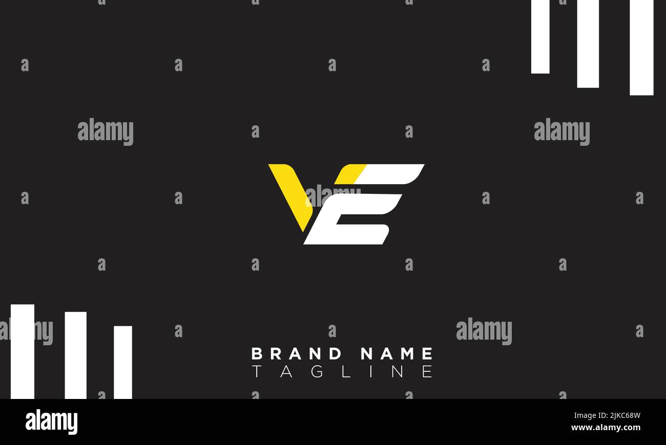 VE Alphabet letters Initials Monogram logo Stock Vector Image & Art - Alamy