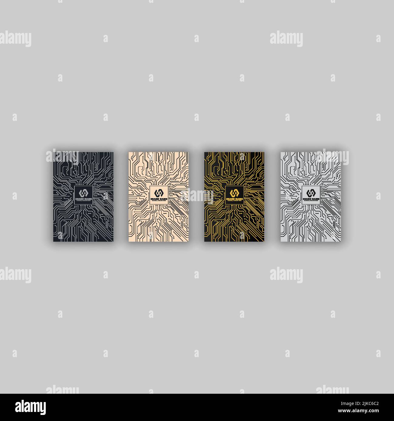 Modern cover design set. Luxury creative pattern Stock Vector Image ...