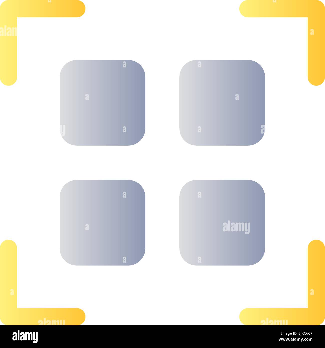 Scan qr code flat gradient color ui icon Stock Vector Image & Art - Alamy