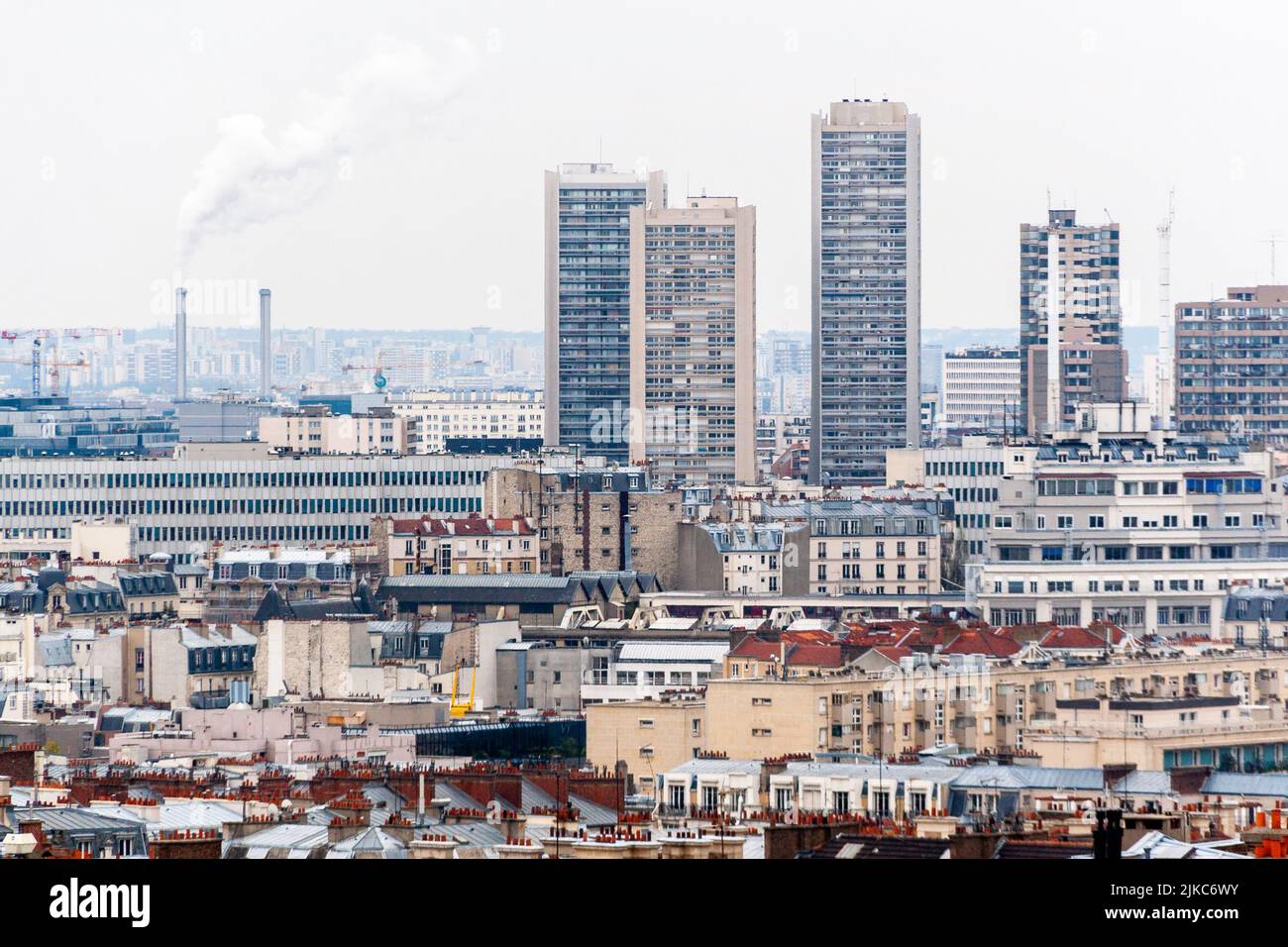 An urban scenery with modern buildings in Paris, France Stock Photo - Alamy